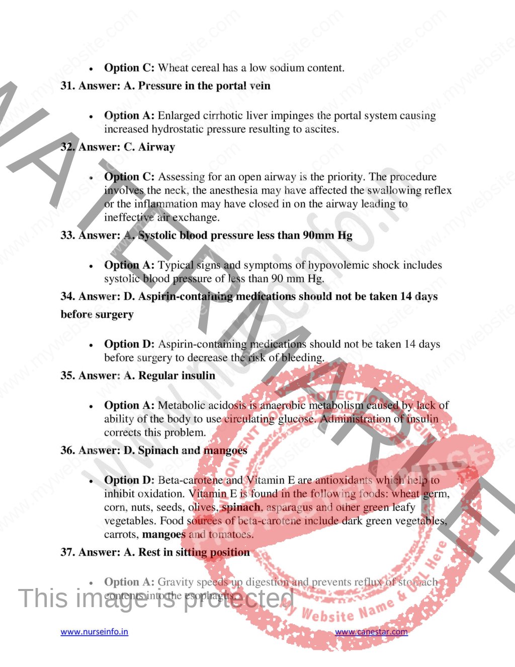 NCLEX BOOK PRACTICE QUESTIONS WITH ANSWERS (PDF) | nurseinfo