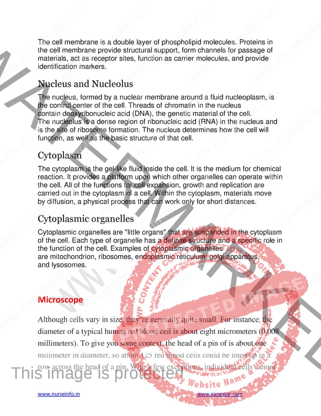 GNM (General Nursing and Midwifery) First Year BIOSCIENCE Notes/Book ...