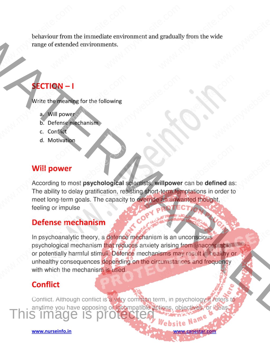 GNM First Year Behavioural Science Notes/Book PDF - nurseinfo