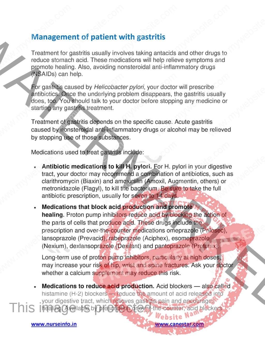 GNM MEDICAL SURGICAL NURSING – I (PDF) (PHARMACOLOGY) SECOND YEAR ...