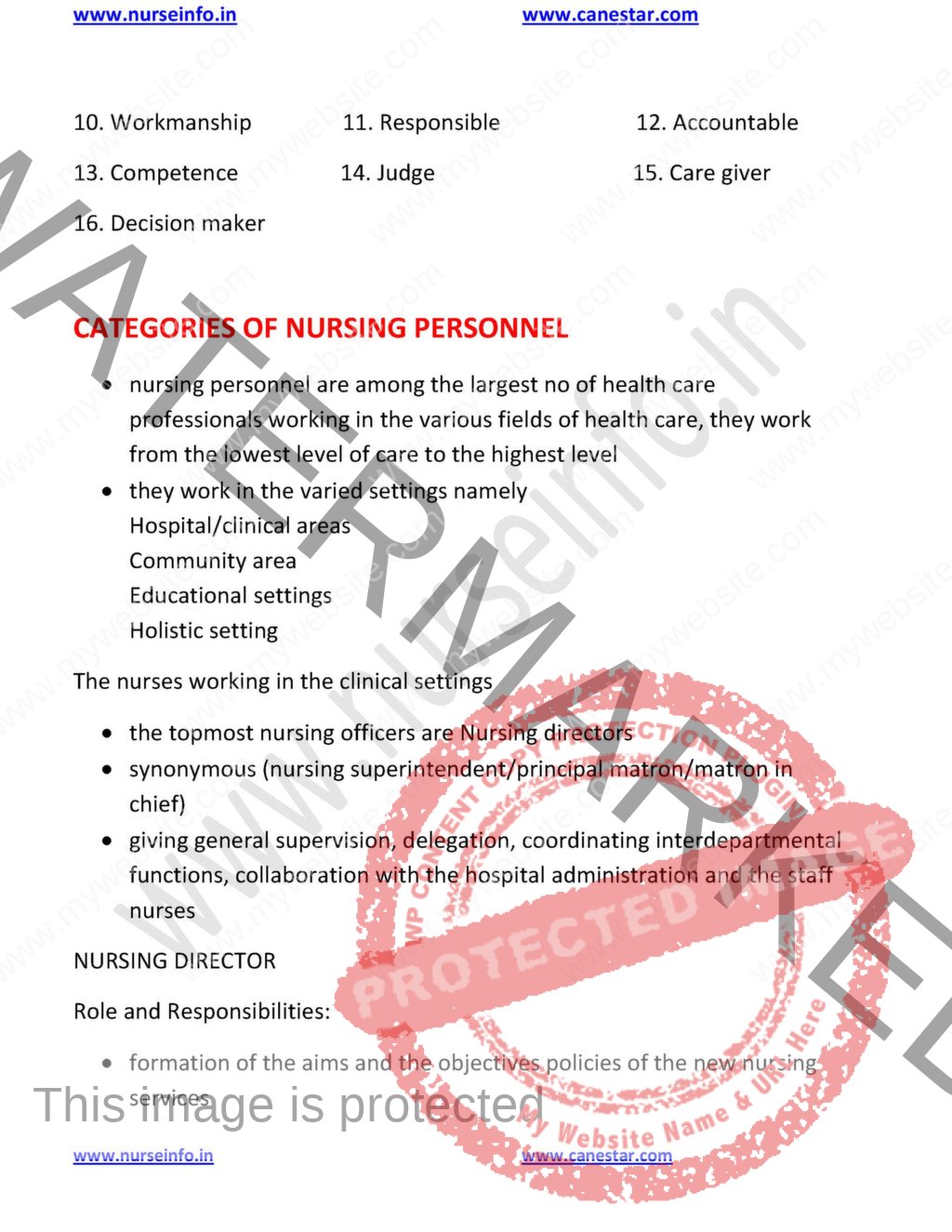 Revised Nursing Foundation – I (Part – 1) Notes/Book (PDF) FOR BSC ...
