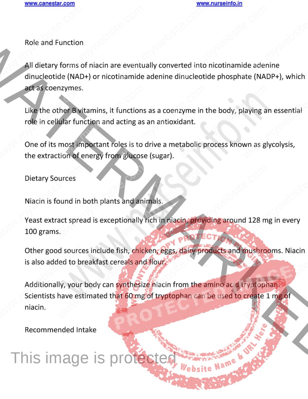 Nurse Info Revised Applied Nutrition and Dietetics Notes/Book (PDF) FOR ...