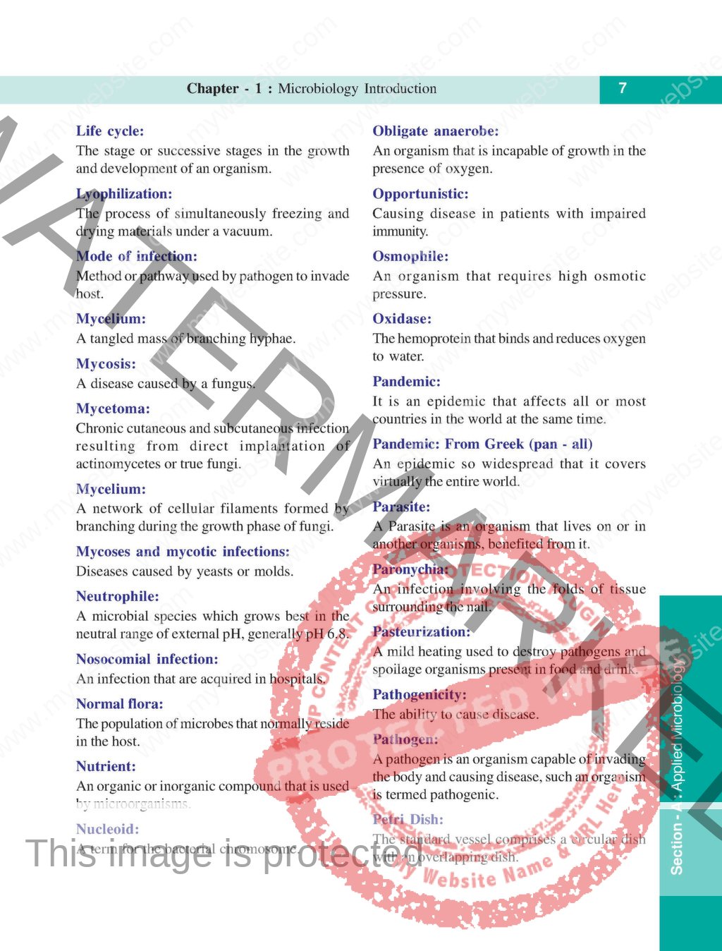 Applied Microbiology for Nurses (including Infection Control & Safety ...