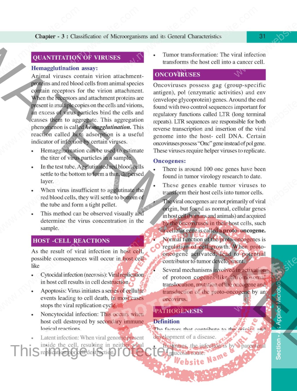 Applied Microbiology for Nurses (including Infection Control & Safety ...