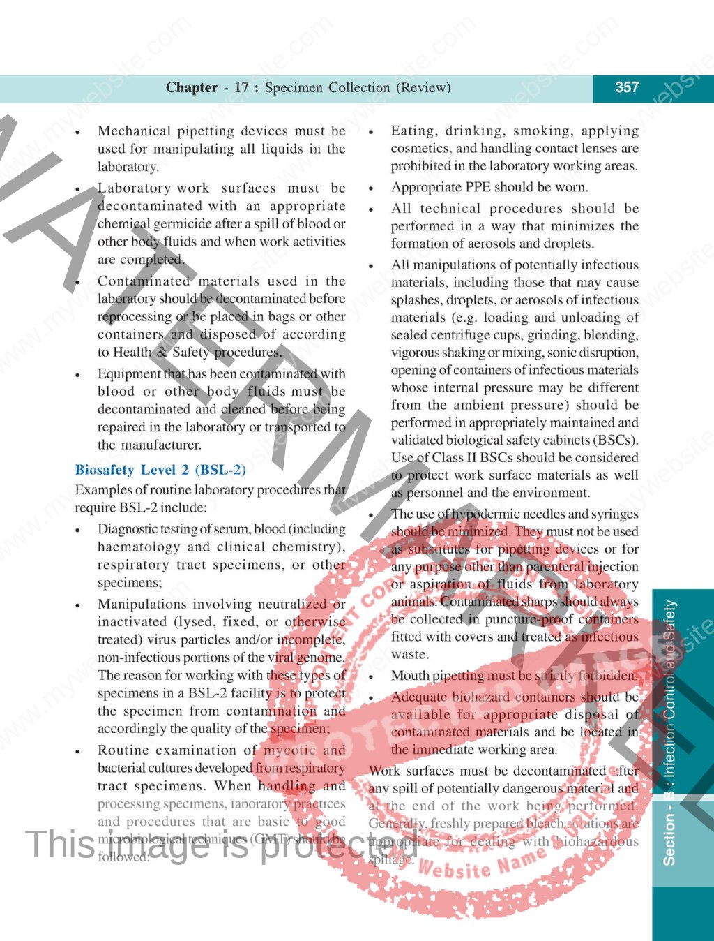 Free Infection Control And Safety Notes For Bsc Nursing Second Year